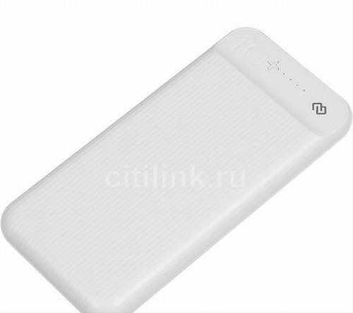 Digma Мобильный аккумулятор 10000mAh 3A 3xUSB белы