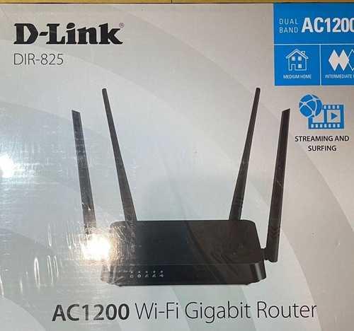 Wi-Fi роутер D-Link DIR-825