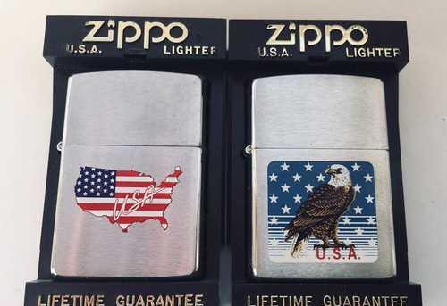 Zippo 200 510 USA & MAP ; Zippo 200 511 eagle/USA