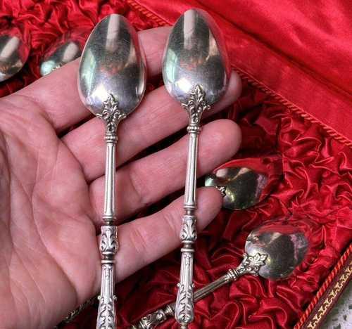Чайные ложки серебро Франция.Антиквариат
