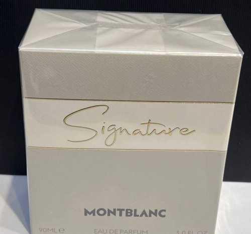 Mont blanc signature 90 мл