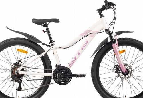 Велосипед sitis luna 26" MD (2023) White-Pink Sim8