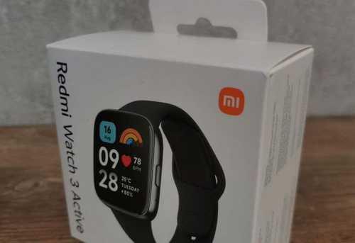 Умные часы Xiaomi Redmi Watch 3 Active черный