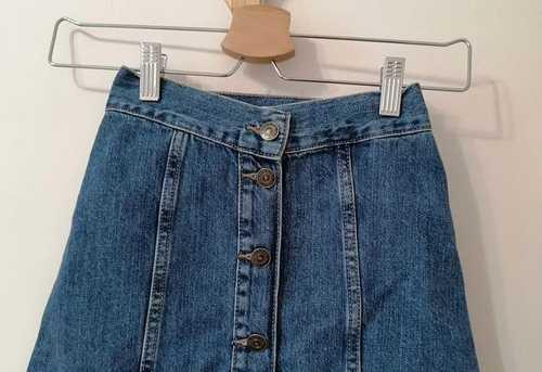 Юбка джинсовая, рост 134, в идеальном состоянии