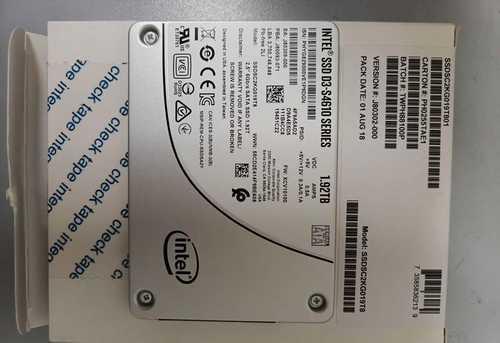 SSD Intel ssdsc2KG019T801. 1.92 Тб
