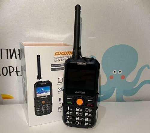 Digma Linx A230WT 2G защищенный телефон и рация