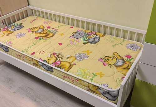 Детская кровать Гулливер с пружинным матрасом