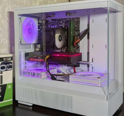 Игровой ПК, Ryzen 7 2700X, GeForce RTX 3060 Ti 8 ГБ, RAM 16 ГБ