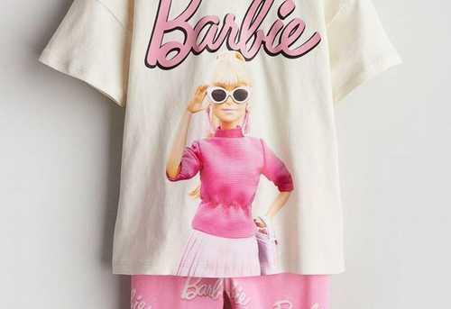 Костюм H&M: велосипедки+футболка 104 см Барби