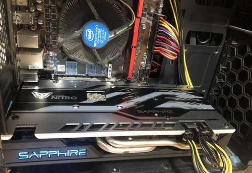 Видекарта sapphire rx 570 nitro+ 8gb