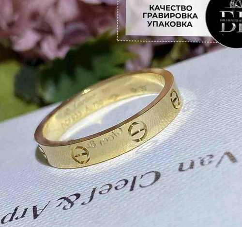 Обручальное кольцо Cartier Love из желтого золота