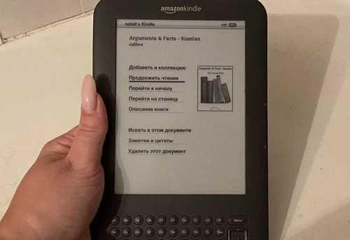 Электронная книга amazon kindle keyboard