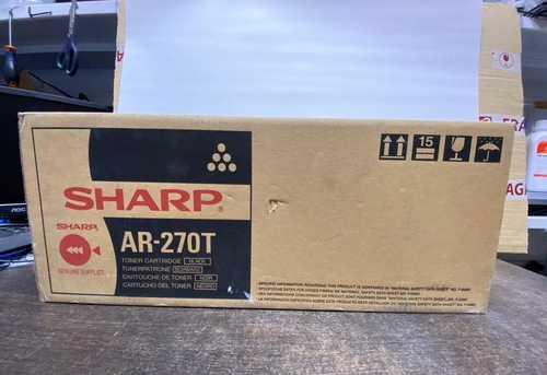 Тонер картридж Sharp AR-270T черный