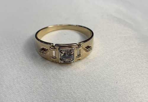 Мужское золотое кольцо 585 3.93гр(кир)
