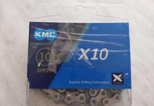 Велосипедная цепь KMC X10 (xxsp)