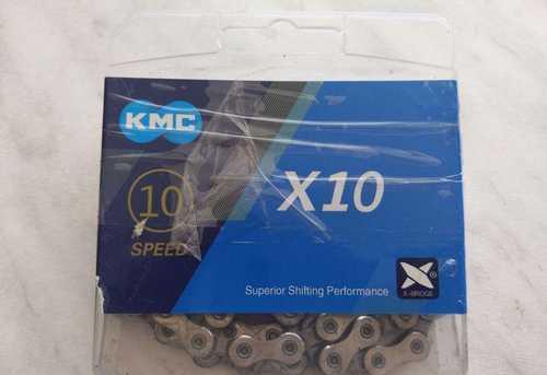 Велосипедная цепь KMC X10 (xxsp)