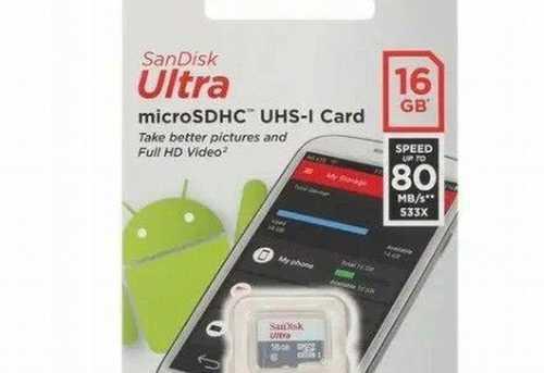 Карта памяти Micro SecureDigital 16Gb