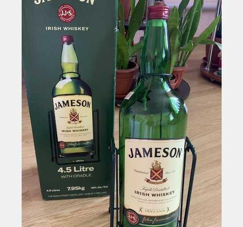 Бутылка из под виски Jameson 4,5 л., Jim Bеаm 3л