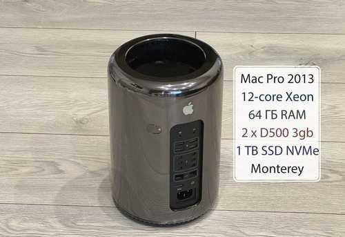 Apple Mac Pro 2013 Xeon 12 ядер / 64 / 1tb / D500