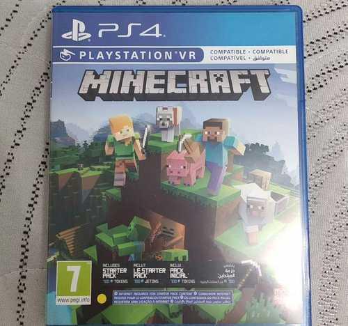 Диск Minecraft для PS4 (700 токенов в комплекте)