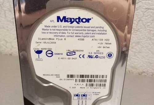 Жесткий диск Maxtor 40гб