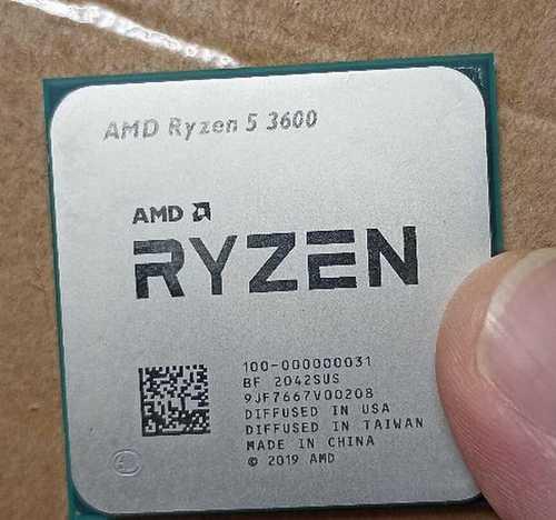 Процессор AMD ryzen 5 3600