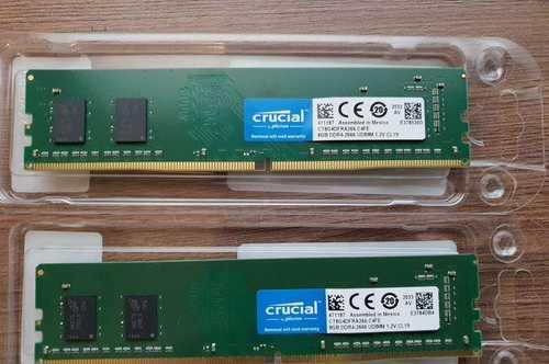 Crucial CT8G4dfra266 DDR4 - 2х8гб с гарантией