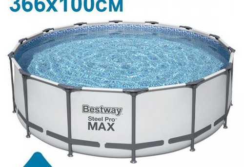 Каркасный бассейн 366 на 100 bestway pro max