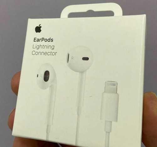 Наушники проводные Apple EarPods Lighting