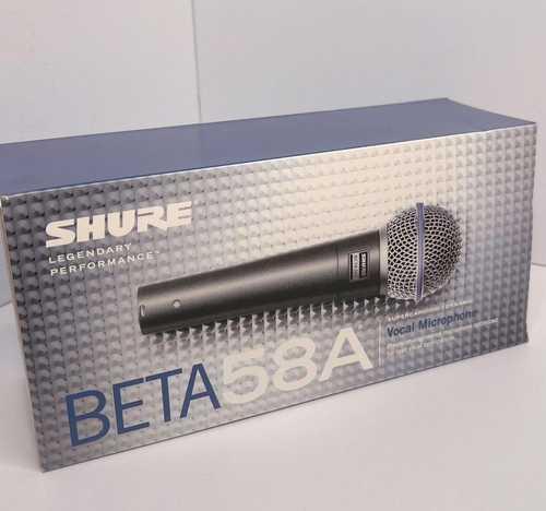 Микрофон Shure beta 58A (для живого вокала) Новые