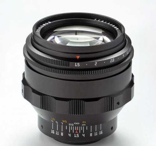 TTartisan 75mm F1.5 М42 Swirly Bokeh Крученое боке