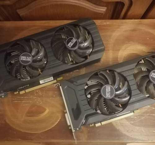 2 видеокарты gtx 1060 6 gb на запчасти