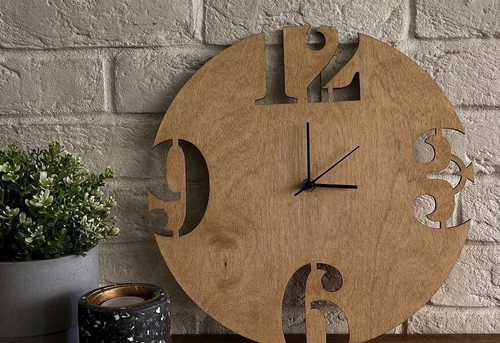 Часы настенные из дерева, 40 см