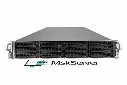 Сервер Supermicro 6028U-TR4T+ 2x E5-2643v4 16Gb