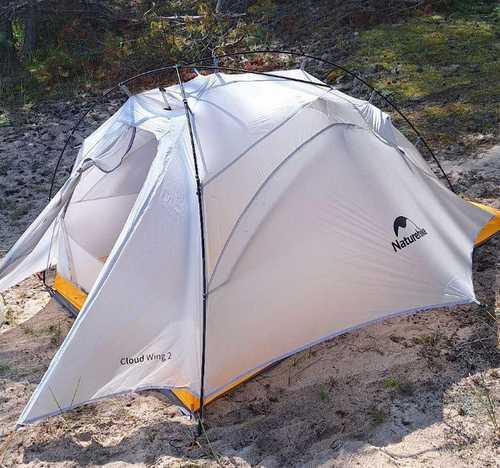 Палатка 2 местная бу naturehike cloud wing 2 10d