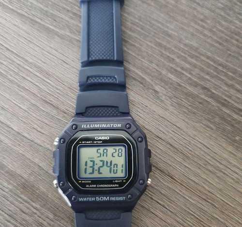 Часы Casio illuminator W-218H