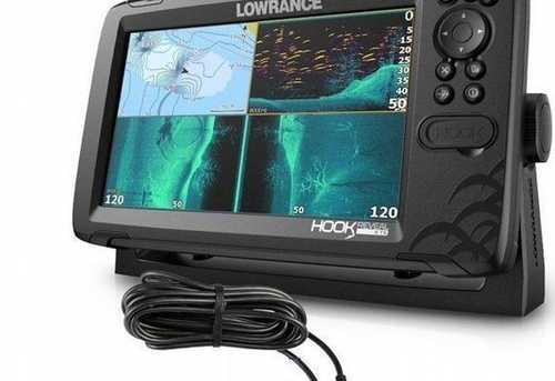 Эхолот Lowrance hook reveal 9 tripleshot RUS