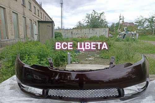 Бампер передний в цвет бордовый Kia Cerato 2 2008