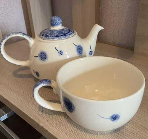 Заварочный чайник и чашка cha cult