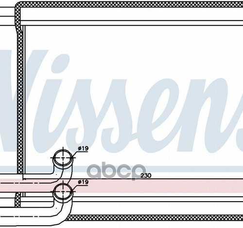 Радиатор отопителя 77534 Nissens