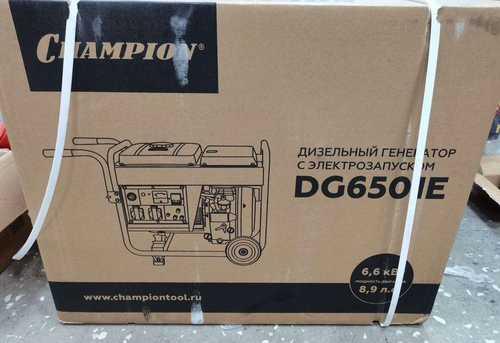Дизельный генератор Champion DG6501E