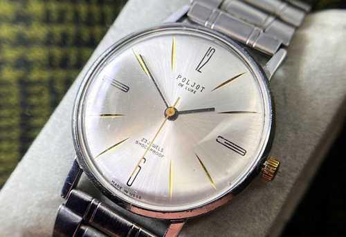 Poljot 2209 De Luxe хром ультратонкие часы СССР