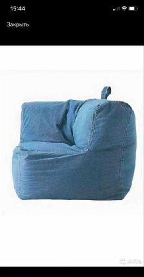 Кресло надувное джинсовое Икеа