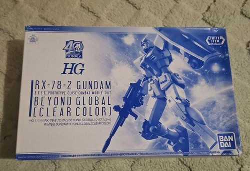 Bandai HG RX78-2 Gundam Beyond Global Clear Color