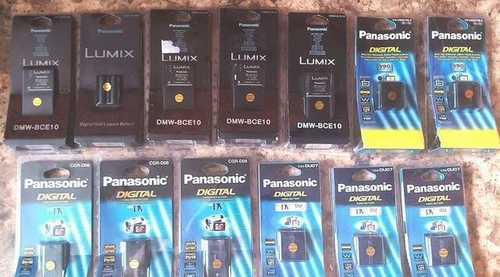 Аккумуляторы для видеокамер и фото Panasonic