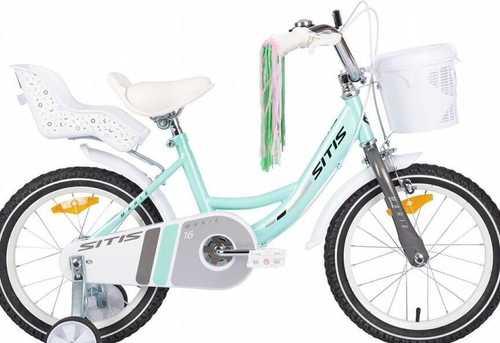 Велосипед sitis marie 16" (2023) Mint Tag1539