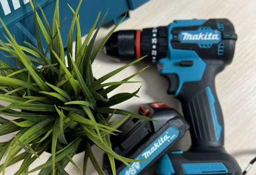 Аккумуляторный шуруповерт makita бесщеточный новый