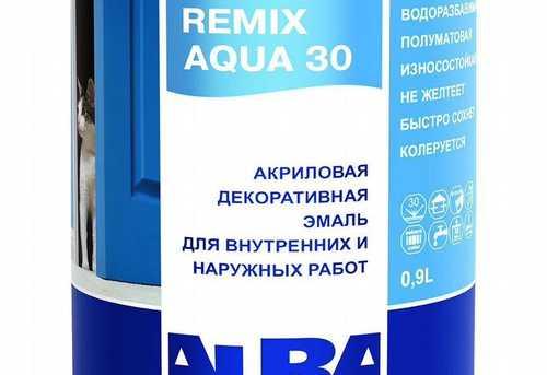 Эмаль акриловая Aura Remix Aqua 30 полуматовая бес