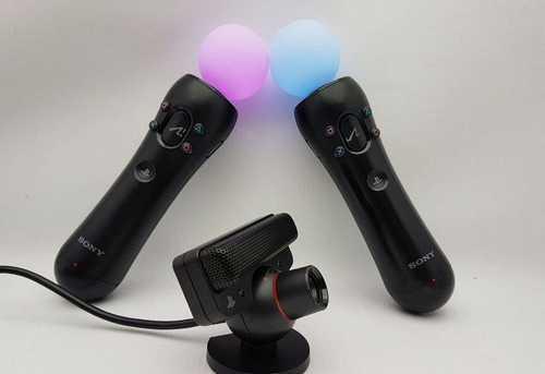 Контроллеры Move (PS3 - PS4), руль PS3 и камера