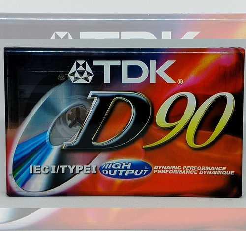 Новая аудиокассета TDK D 90